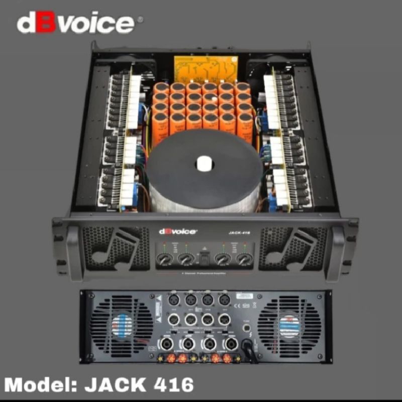 Jual Power amplifier dB voice jack 416 class H 4CH original | Shopee ...