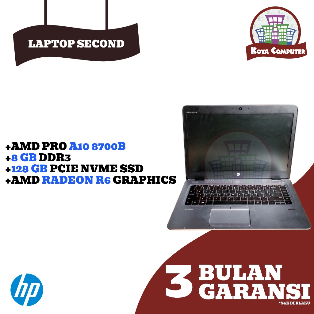 Jual HP EliteBook 745 G3 | AMD PRO A10 8700B | Shopee Indonesia
