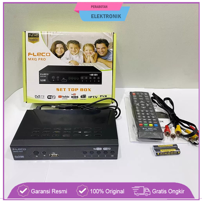 Jual Set Top Box TV Digital SNI STB Fleco MXQ PRO Full HD 1080p STB TV ...