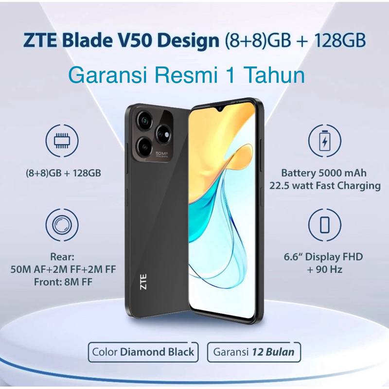 Jual ZTE Blade V50 Design 8/256GB - ZTE Nubia v60 Design Nfc Ram 6GB ...