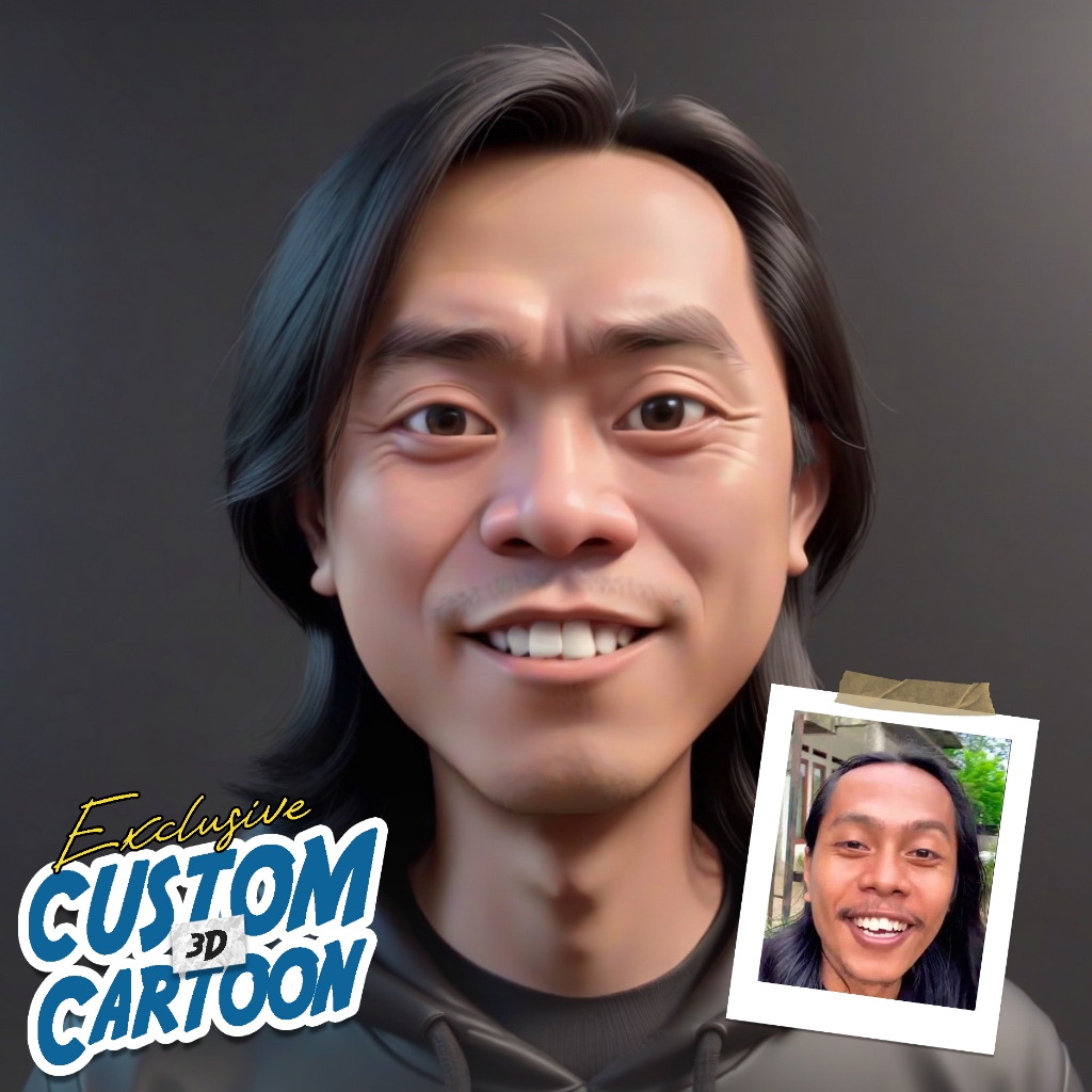 Jual CUSTOM 3D KARTUN GEMOY | Shopee Indonesia