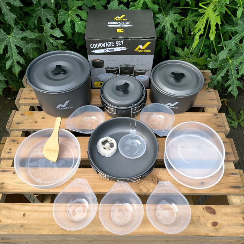 Jual Tendaki Cooking Set TC 500 - Alat Masak Camping Cookware Set DS ...