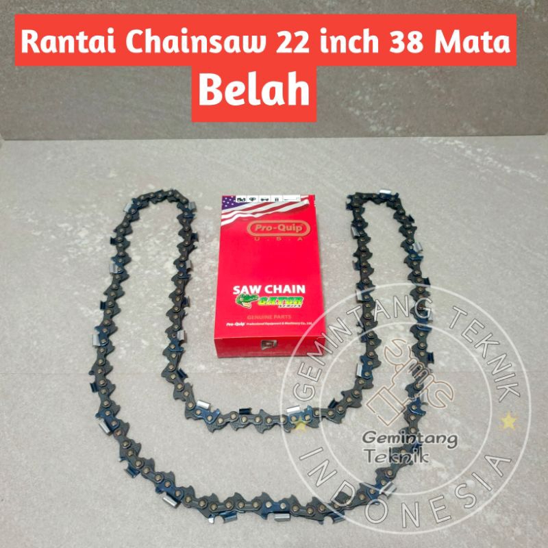 Jual Rantai Senso 22 Inch 38 Mata Belah Merk PRO-QUIP ORIGINAL / Rantai Chainsaw 22 Inch 38 Mata ...