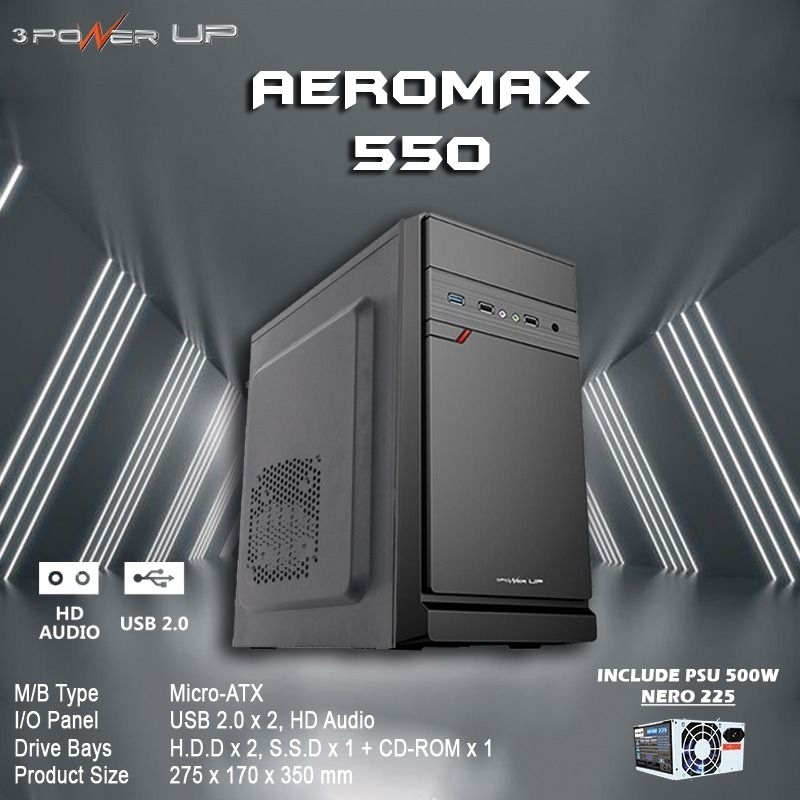 Jual Casing cpu dan psu 500 watt full set siap rakit | Shopee Indonesia