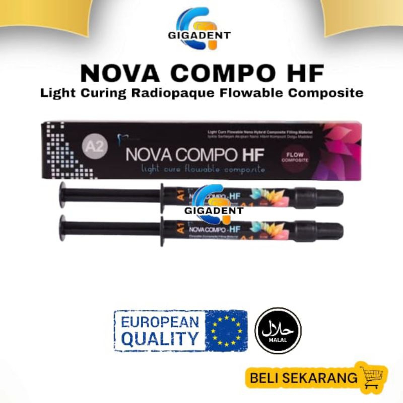 Jual COMPOSITE FLOW NOVA COMPO FLOWABLE HF ( HIGH FLOW ) IMICRYL | Shopee Indonesia