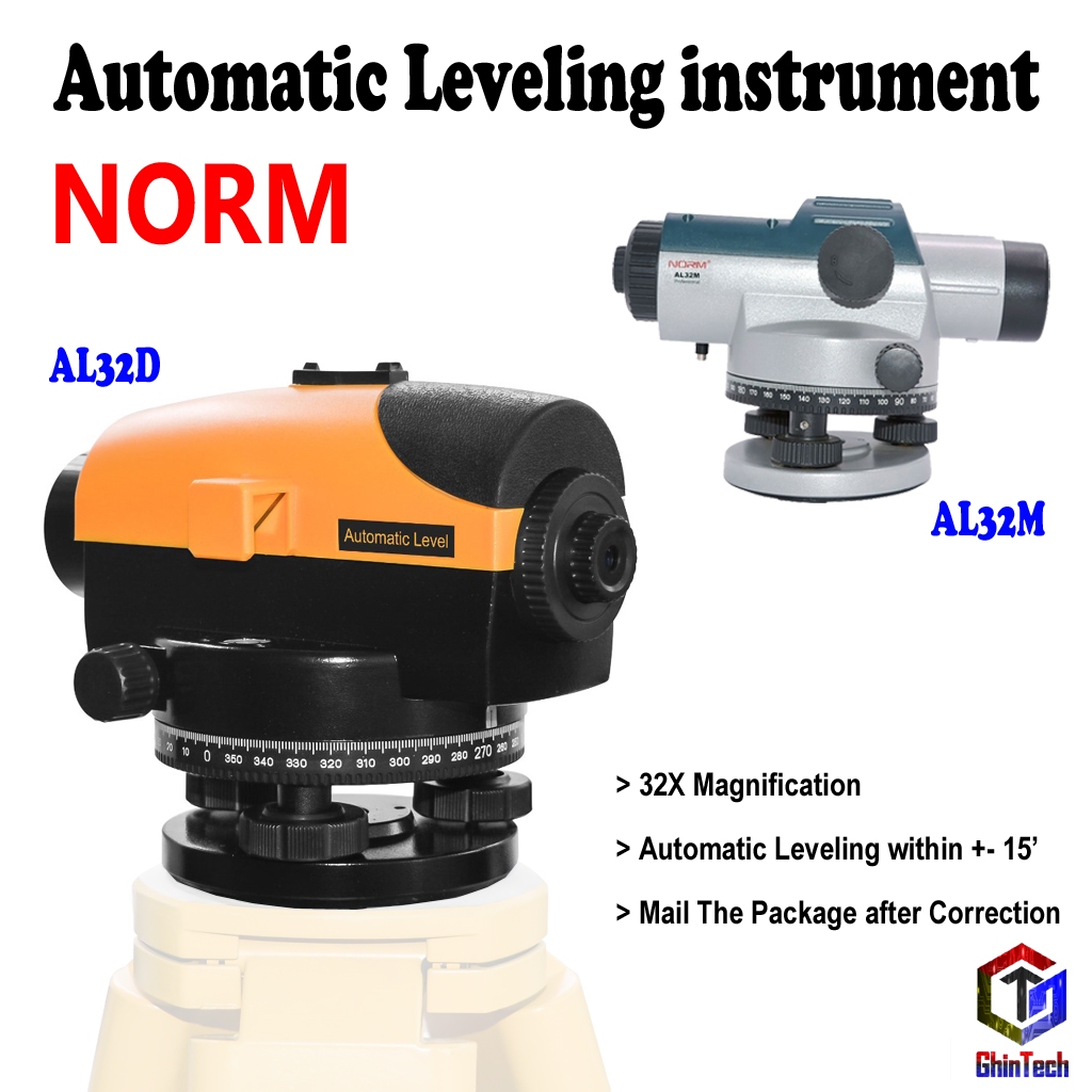 Jual Automatic Level NORM AL32D AL32M Gauge Parallel Tester Mapping ...