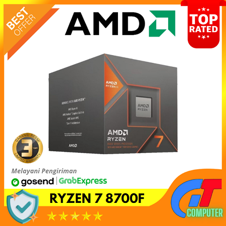 Jual Processor AMD Ryzen 7 8700F 4.1Ghz Up To 5.0Ghz Cache 16MB 65W AM5 [Box] | Shopee Indonesia