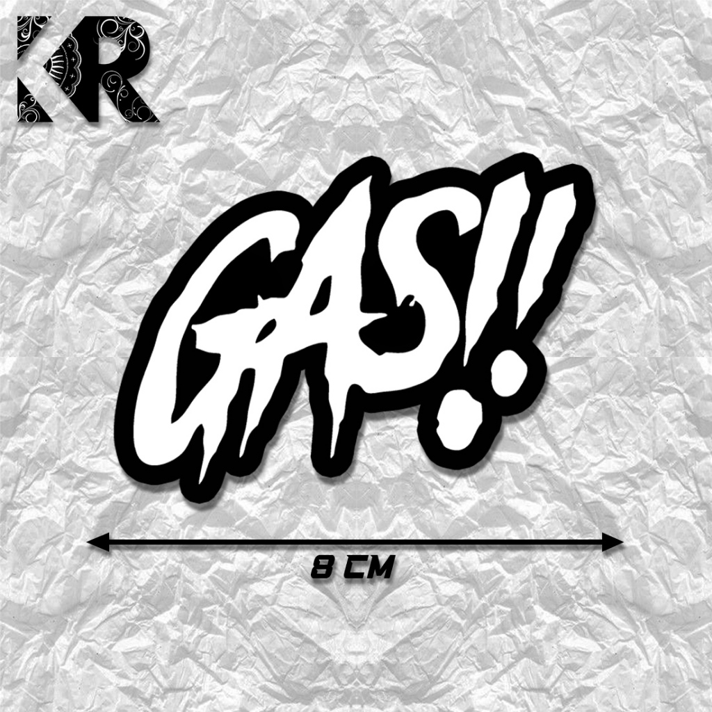 Jual Stiker GAS Sticker Racing | sticker motor | sticker variasi ...