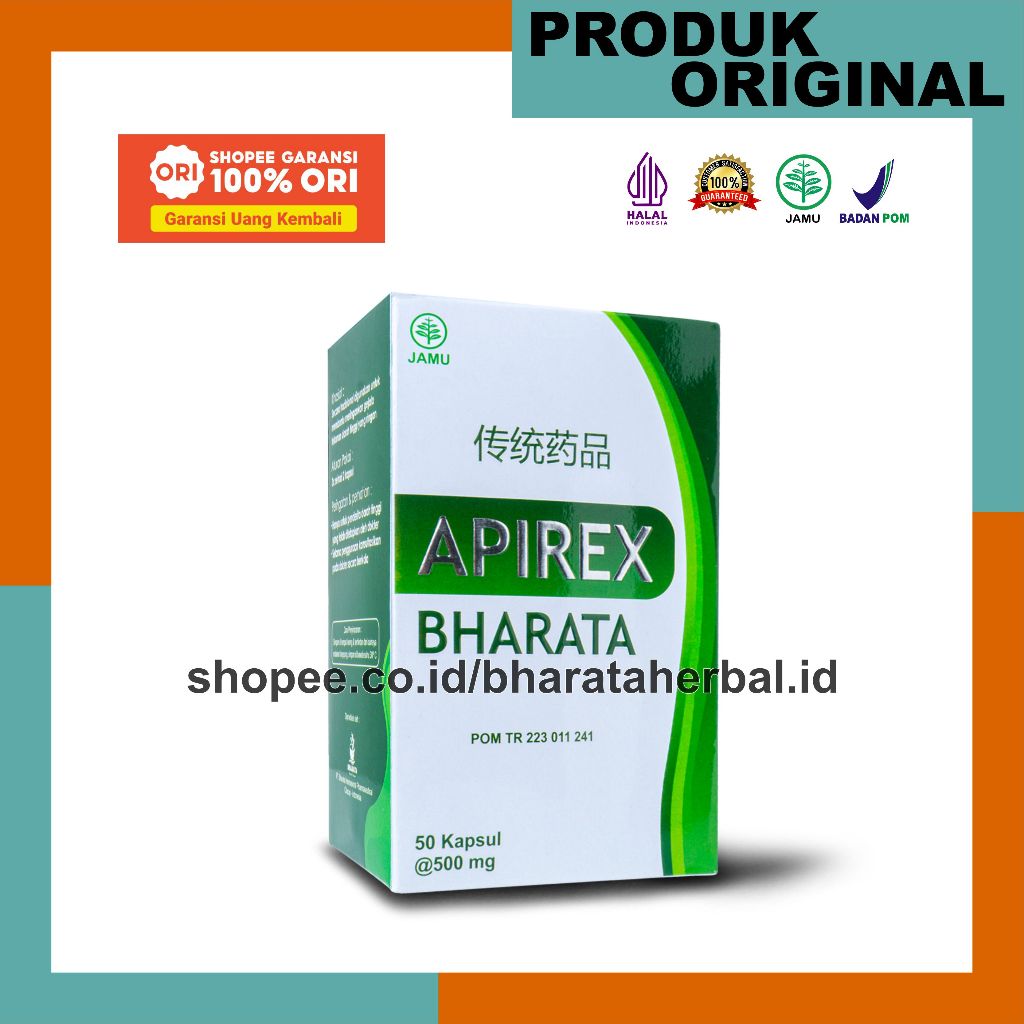 Jual Apirex Bharata Obat Hipertensi Kolesterol Menurunkan Darah Tinggi ...