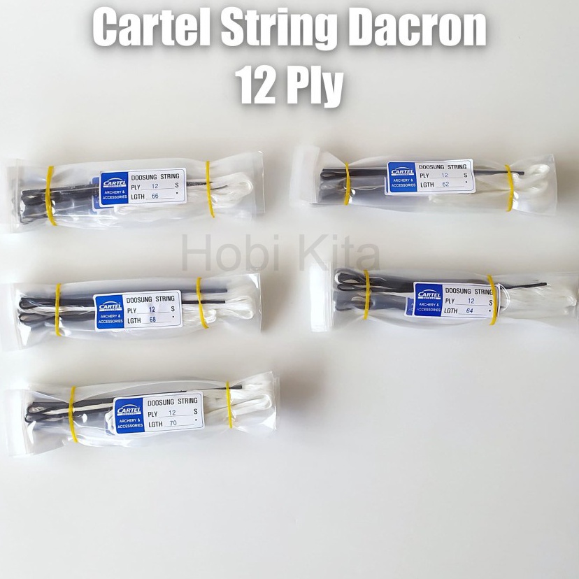 Jual Super Star Cartel Dacron String 12 Ply Tali Busur Standar Recurve ...