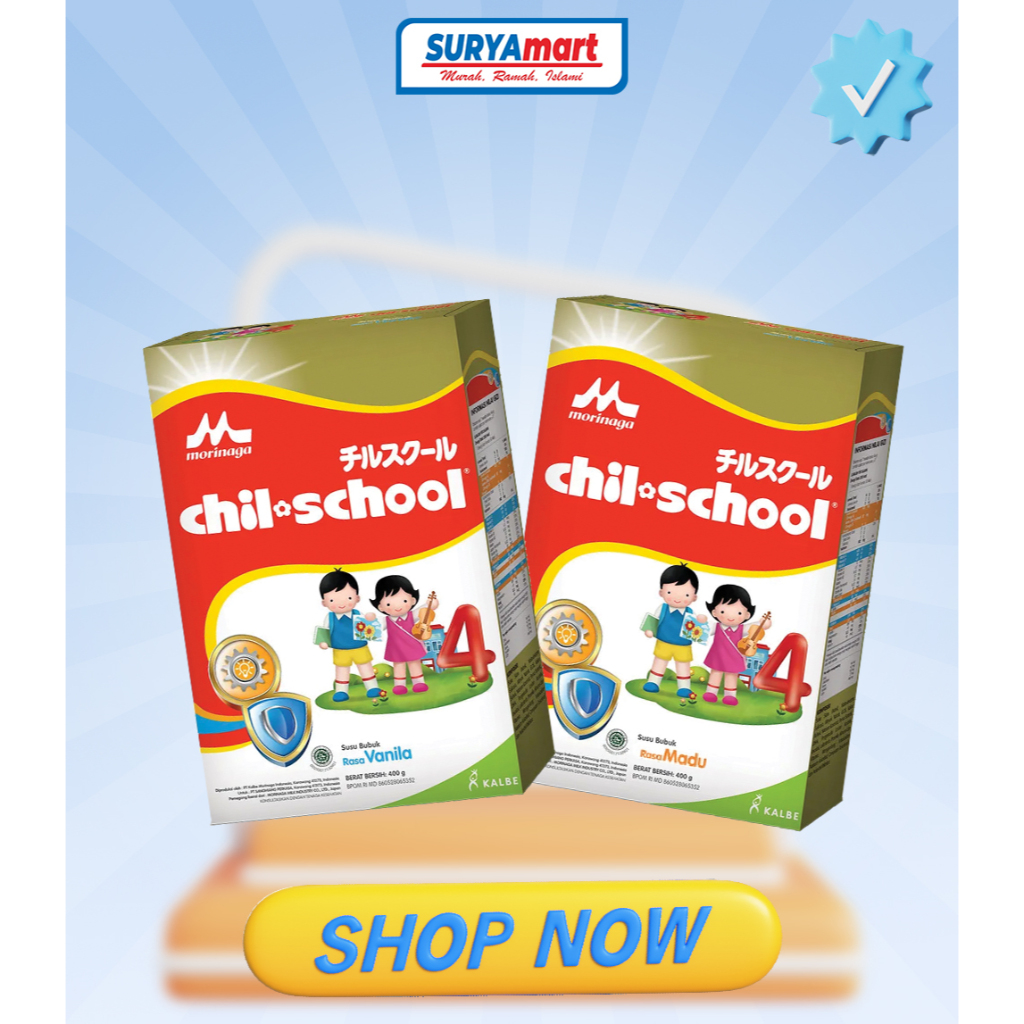 Jual Susu Morinaga Chil School Gold Vanila dan Madu 390g Susu Formula ...