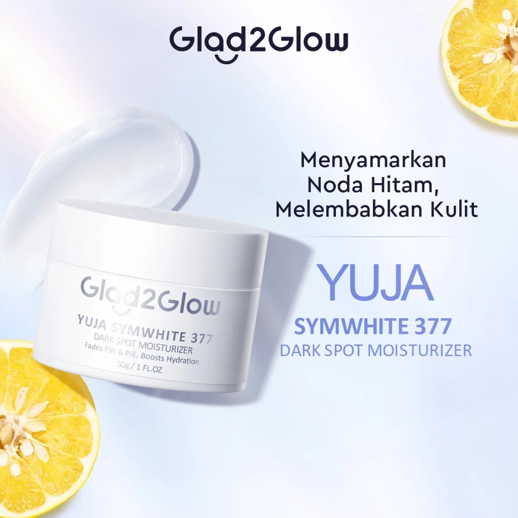 Jual GLAD2GLOW Yuja Symwhite 377 Dark Spot Moisturizer 30g Glad2Glow ...