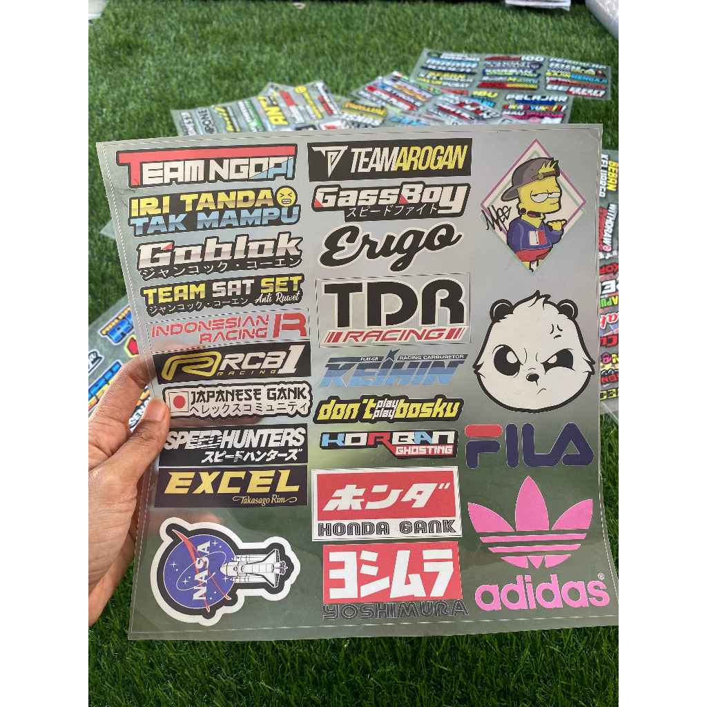Jual STICKER PACK KATA KATA VIRAL TRANSPARAN / STICKER KATA-KATA ...