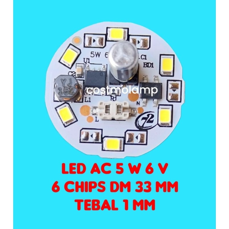 Jual PCB LAMPU LED AC 5 WATT | Shopee Indonesia