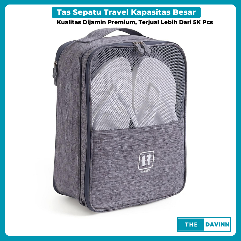 Jual Tas Sepatu Travel Shoes Bag Korean Travel Shoes Bag Tas Sepatu ...