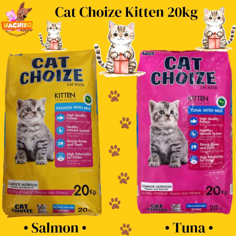 Jual Cat Choize Kitten 20kg (Kemasan Freshpack 1kgx20 bks) | Shopee ...