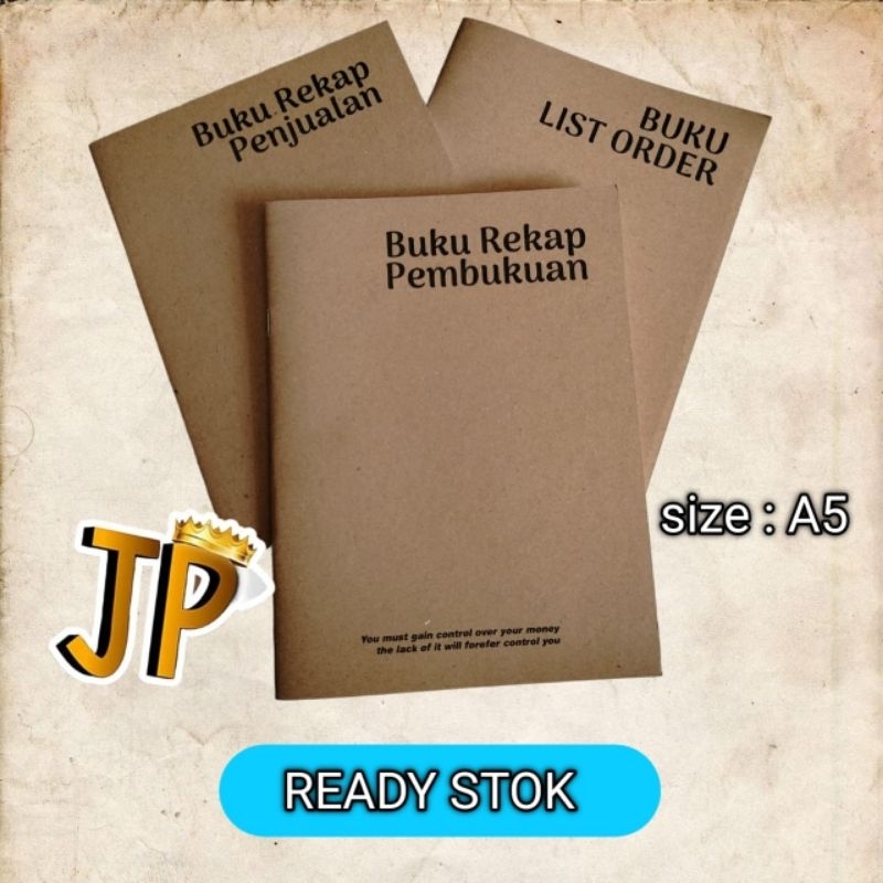 Jual BUKU OLSHOP | BUKU REKAP PENJUALAN | PEMBUKUAN | LIST ORDER | BUKU ...