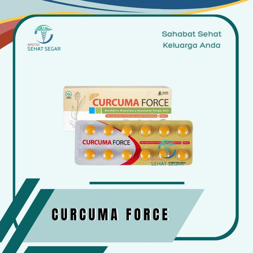 Jual CURCUMA FORCE STRIP @ 12 KAPSUL | Shopee Indonesia