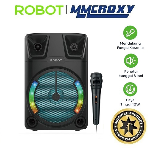 Jual Robot RB700 Speaker Karaoke Portable Bluetooth 5.3 With Microphone ...