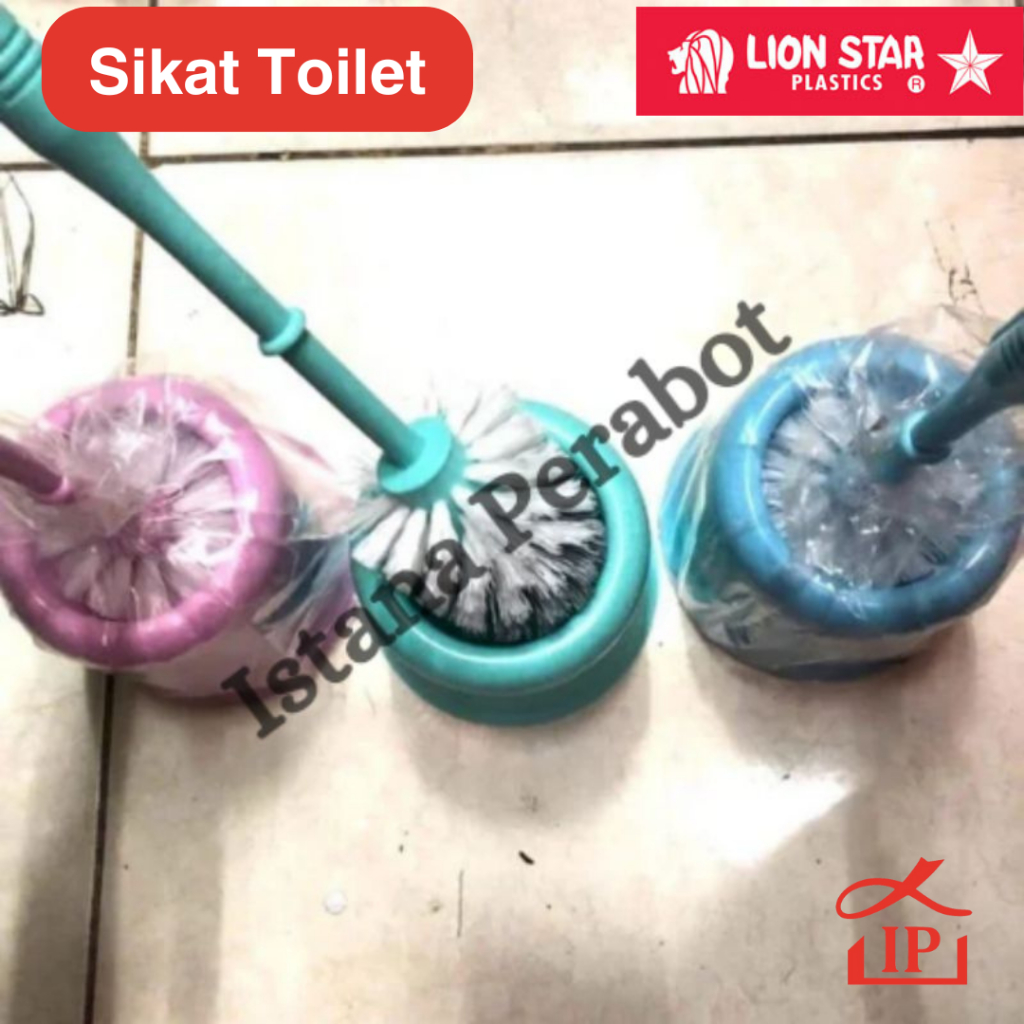 Jual Sikat Kloset Lion Star Dasar Bulet Toilet WC Kamar Mandi BO-1 ...