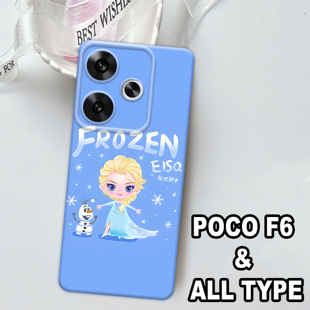 Jual (GC19) Softcase karet Hp XIAOMI POCO F6 Terbaru 2024 / Case Frozen ...