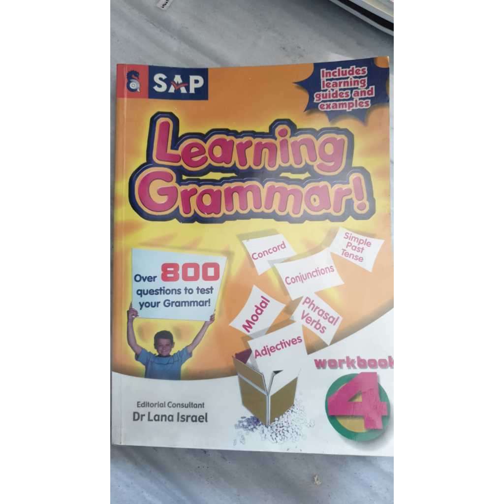 Jual LEARNING GRAMMAR WORKBOOK 4 - OVER 800 QUESTIONS TO TEST YOUR ...