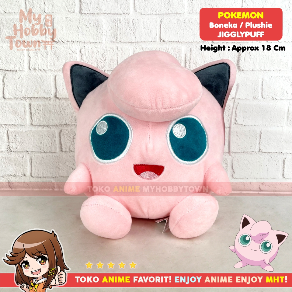 Jual Boneka Anime Karakter Pokemon Jigglypuff Plushie Doll | Shopee ...