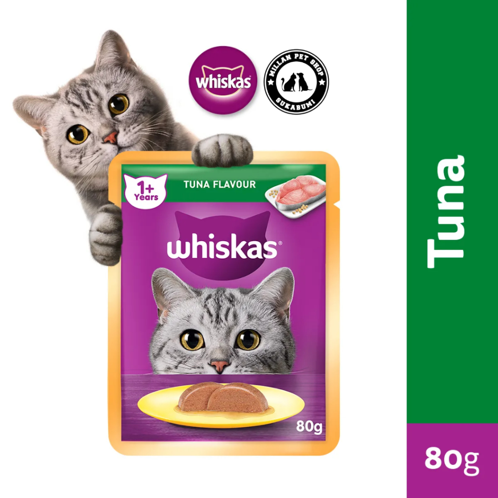 Jual Whiskas Tuna Adult 80gr pouch | Shopee Indonesia