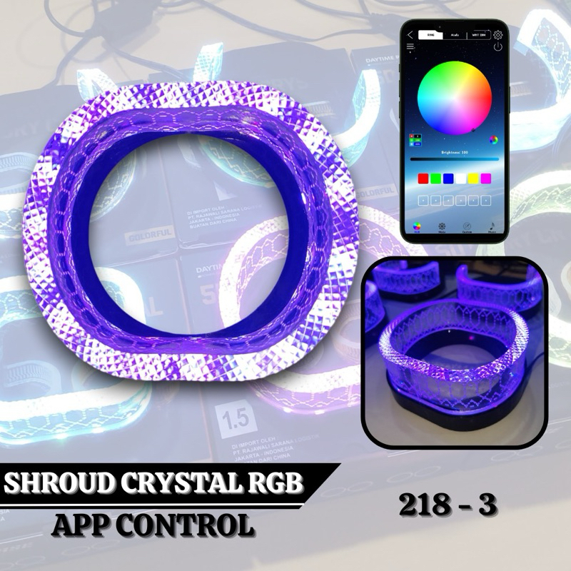 Jual SHROUD 1.5 INCH-2.5 INCH MODEL BMW, BULAT, KOTAK ANGEL EYE RGB ...
