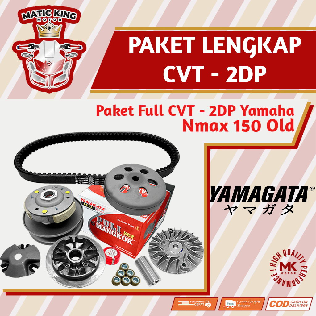 Jual Paket Full Upgrade CVT Yamaha Nmax Aerox Lexi 125/150/155 2DP ...