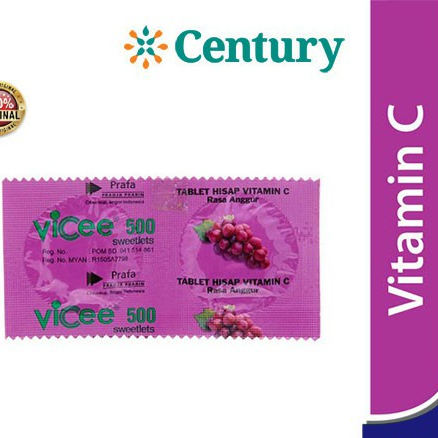 Jual Vicee Rasa Anggur 1 strip isi 2 Tablet / Harga tercantum untuk per ...