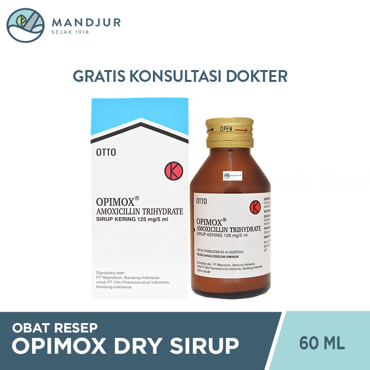 Jual Opimox Dry Sirup 60 ml | Shopee Indonesia