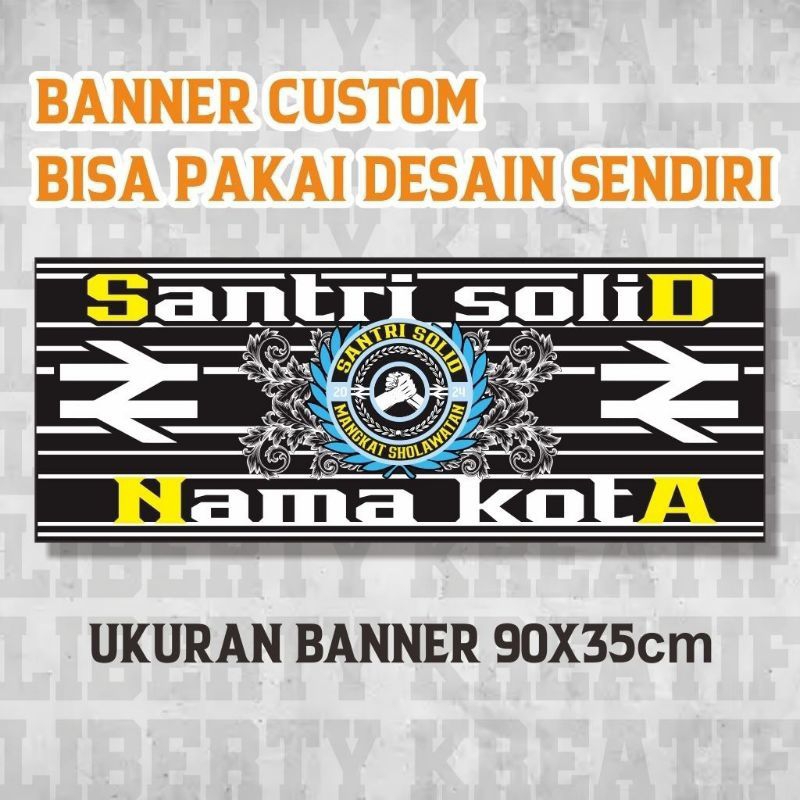 Jual READY STOK + BANNER CUSTOM DESAINMU SENDIRI, BANNER SPANDUK ...