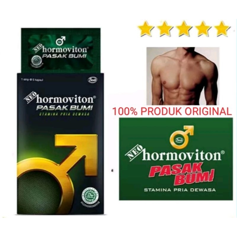 Jual Neo Hormoviton Pasak Bumi Multivitamin / Suplemen Pria Dewasa isi ...