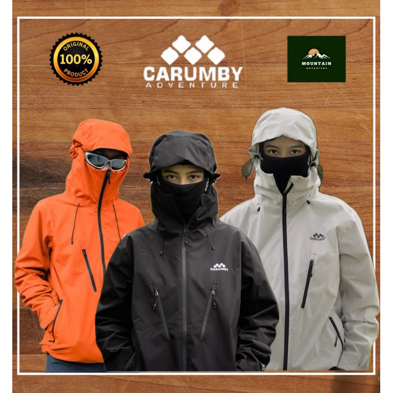 Jual Jaket Gunung Gorpcore Carumby Drizzle | Monsoon Waterproof ...