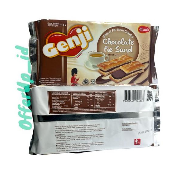 Jual Biskuit Pie Genji Strawberry Original Soft Pie Vanilla Chocolate ...