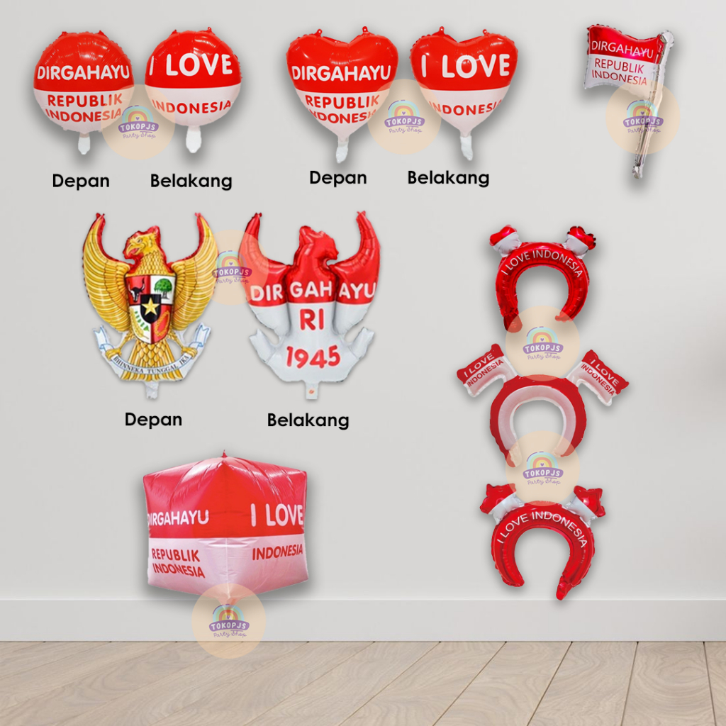 Jual Balon Foil Merah Putih 17 Agustus / dirgahayu RI | Shopee Indonesia