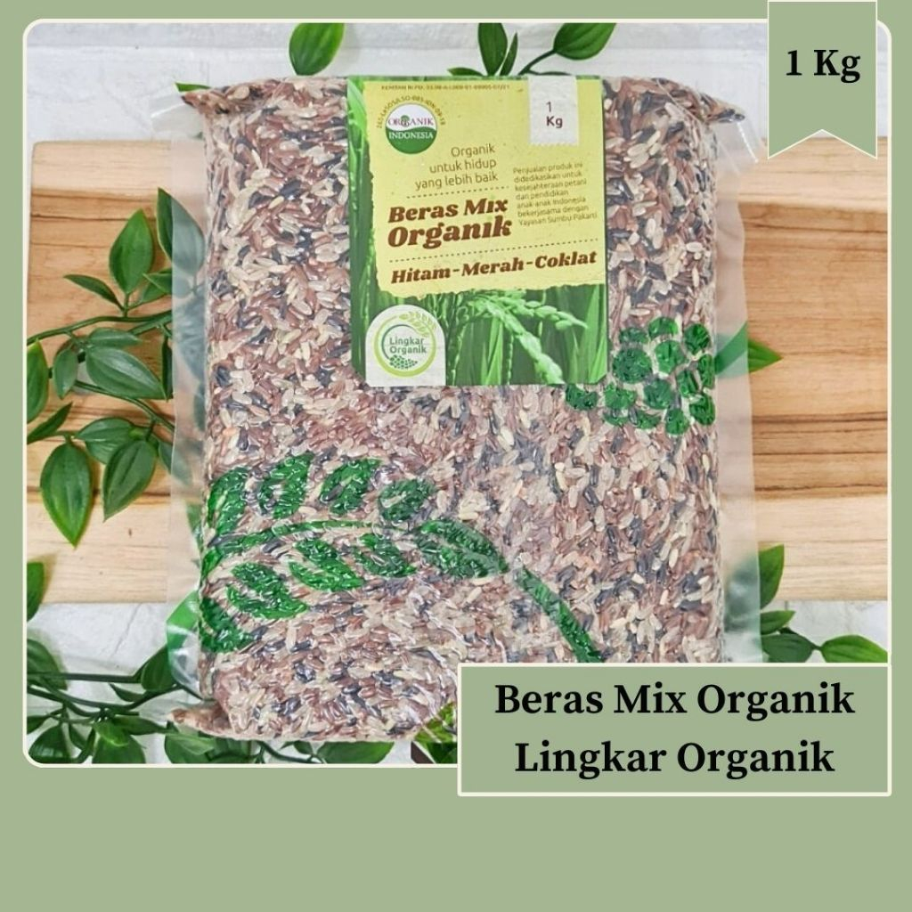 Jual Beras Mix Whole Grain 1kg Lingkar Organik | Warung Shiha | Shopee ...
