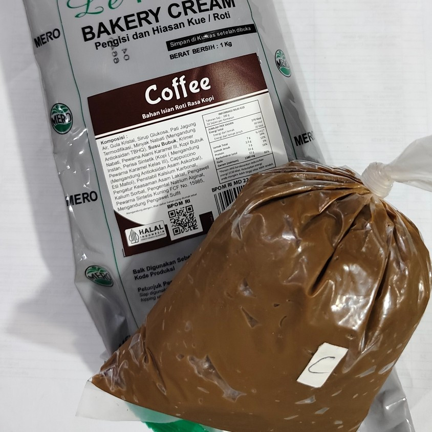 Jual Lepatta Bakery Cream Coffee repack 250gr Mero kopi | Shopee Indonesia