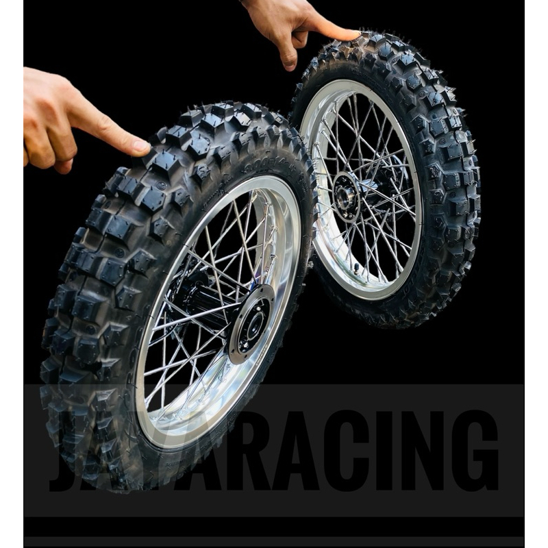 Jual Velg mini cross ring 14 klx 150 dtracker 150 crf wr 155 plus ban xcross | Shopee Indonesia