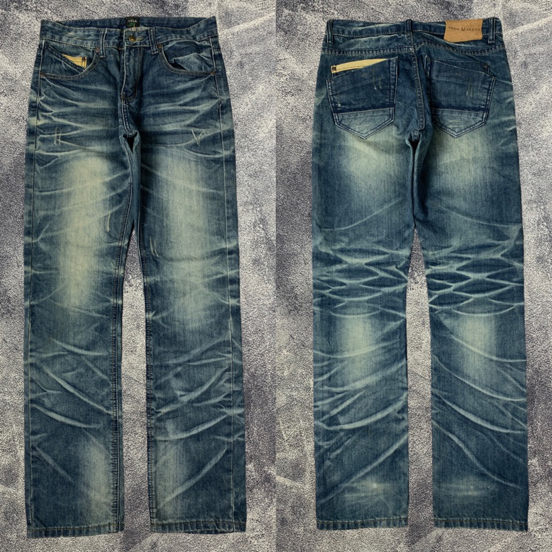 Jual DENIM FADING & BAGGY / PANTS & PROUD | Shopee Indonesia