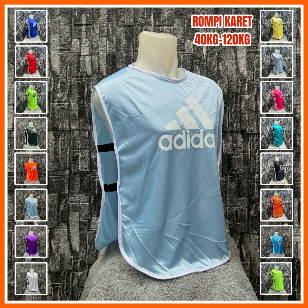 Jual Rompi Bola Ortus Karet \ Rompi Futsal Remaja Dewasa Adidas Karet ...