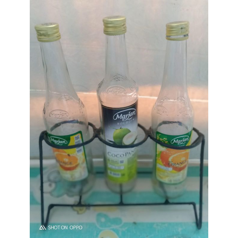 Jual Rak penyimpanan botol sirup //tempal penyimpanan botol sirup tiga ...
