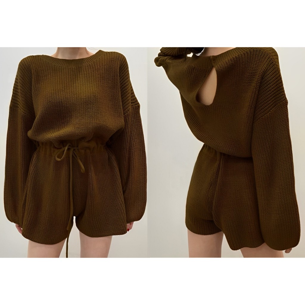 Jual FF Jumpsuit Rajut Overall Ld 100 - 110 cm P 85 cm B 300 gr Cotton ...