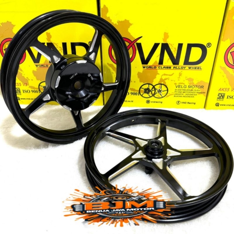 Jual VELG VND RACING AK-55 V3 RING 160x14 & 185x14 VARIO 125/150 BEAT/ SCOOPY/ GENIO/ VARIO 160 ...