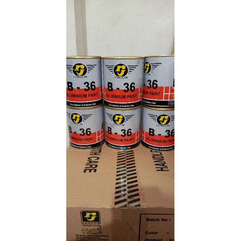 Jual Cat Silver Alumunium/Cat Besi Minyak RJ London 800ML | Shopee ...