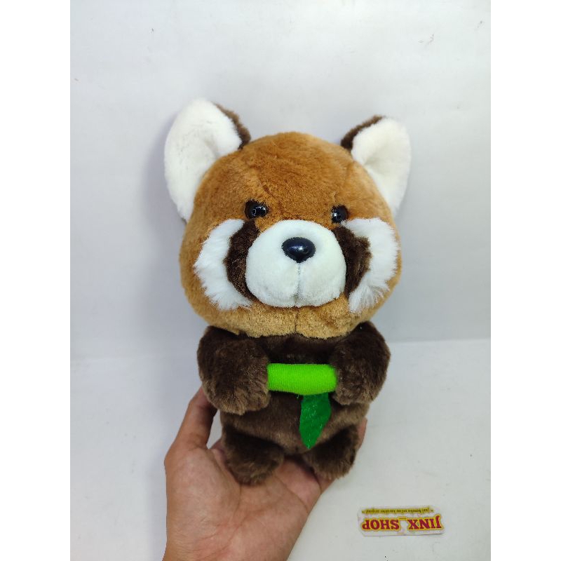 Jual boneka red panda rakun racoon original river safari Park | Shopee ...
