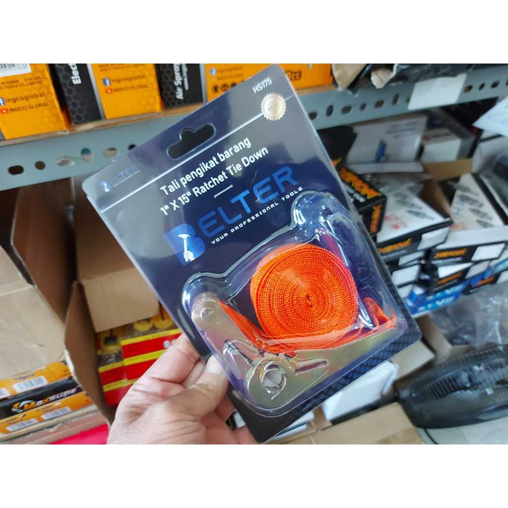 Jual HOT-PROMO-!!!-Rachet-Tie-Down-1-Ton-x-5M-Webbing-Cargo-Lashing ...