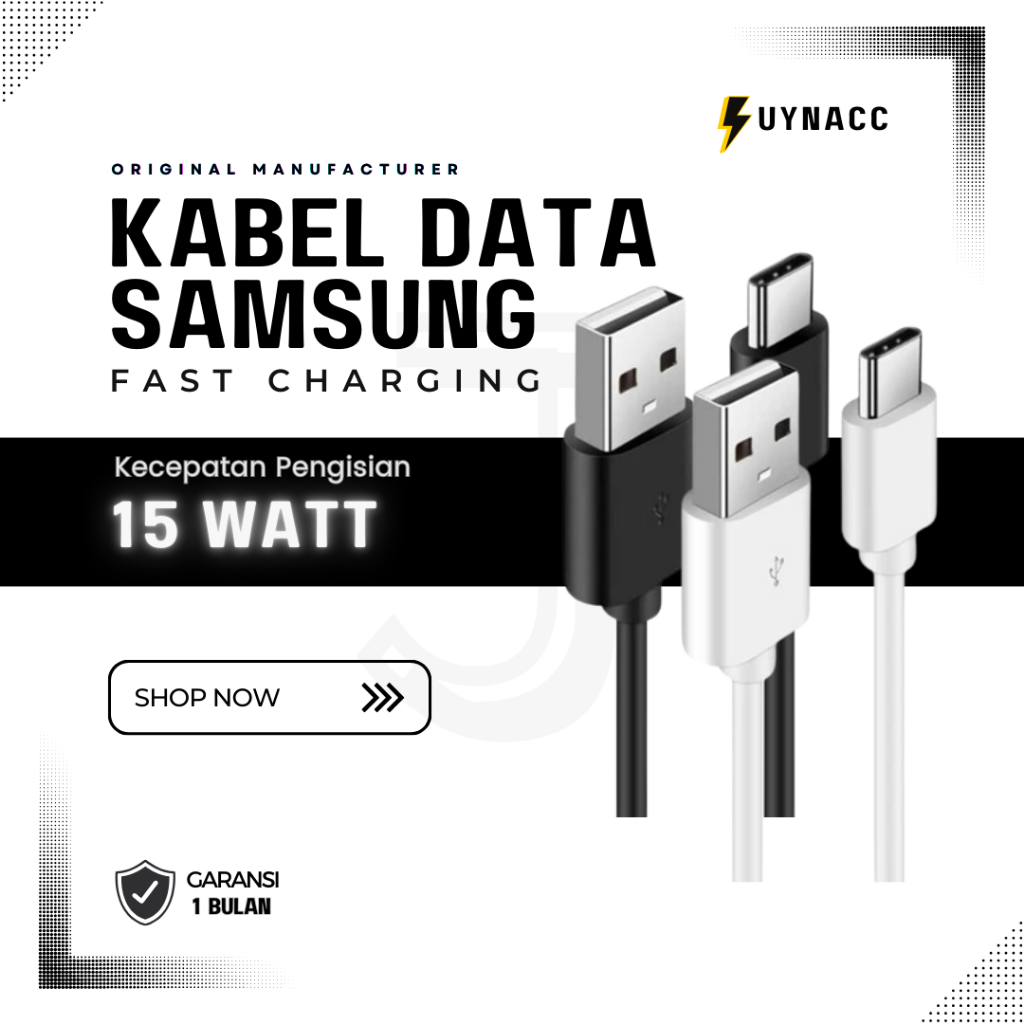 Jual KABEL DATA SAMSUNG TIPE C ORIGINAL TYPE-C USB DATA CABLE HITAM ...