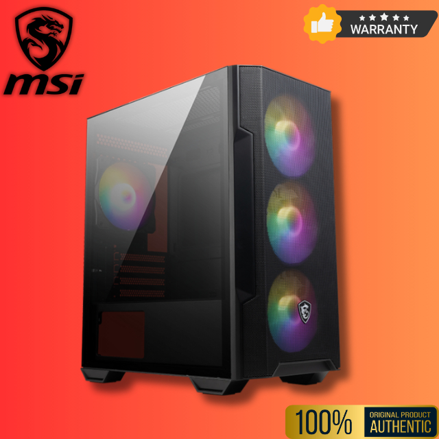 Jual PC Casing MSI MAG FORGE M100R GAMING PC CASE mATX/ITX | Shopee ...